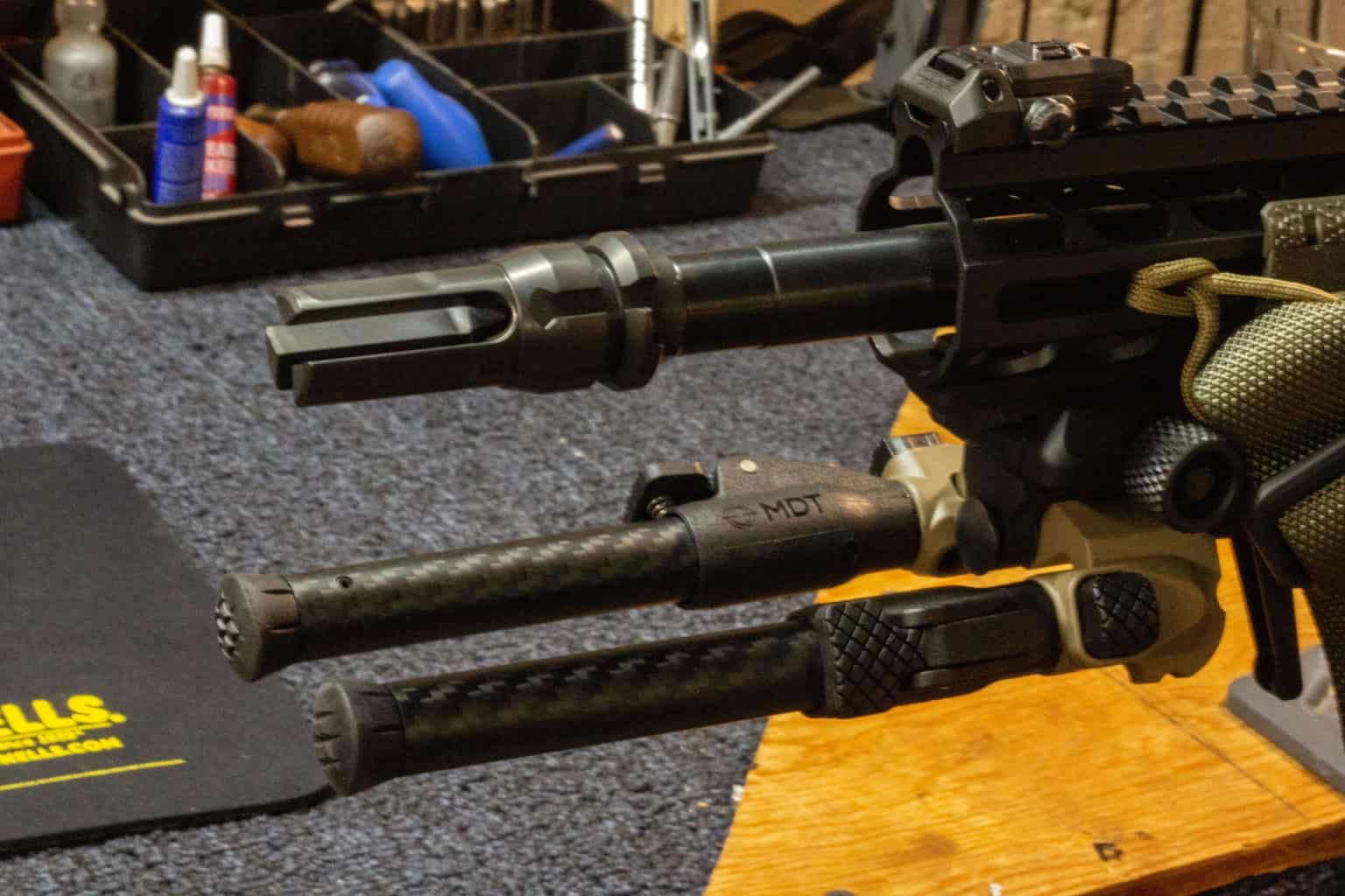 The Brownells Exclusive MDT GRND-POD Bipod With 17S Mount