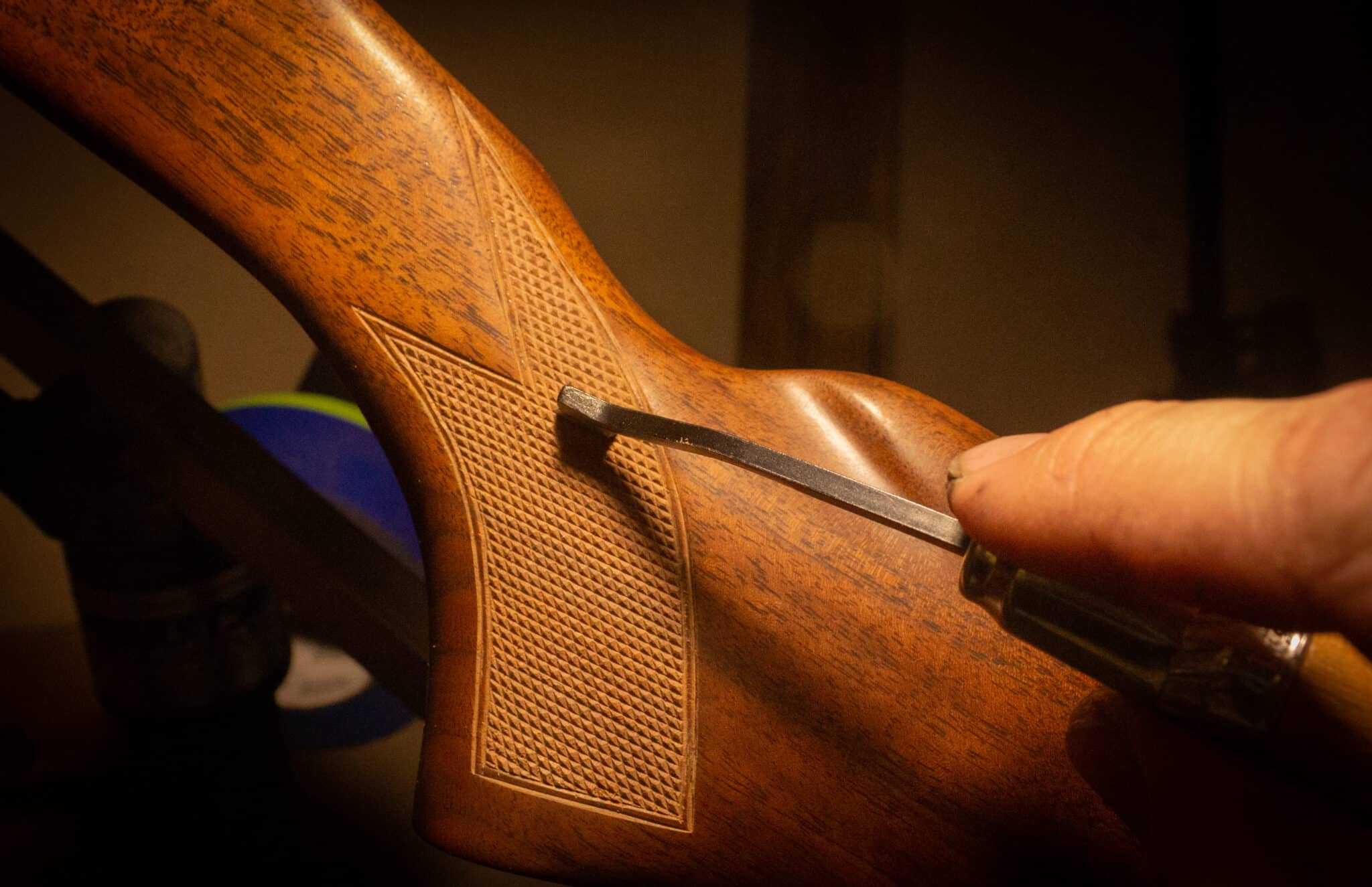 How to Recut Checkering on a Gunstock - Gunsmithing Journal